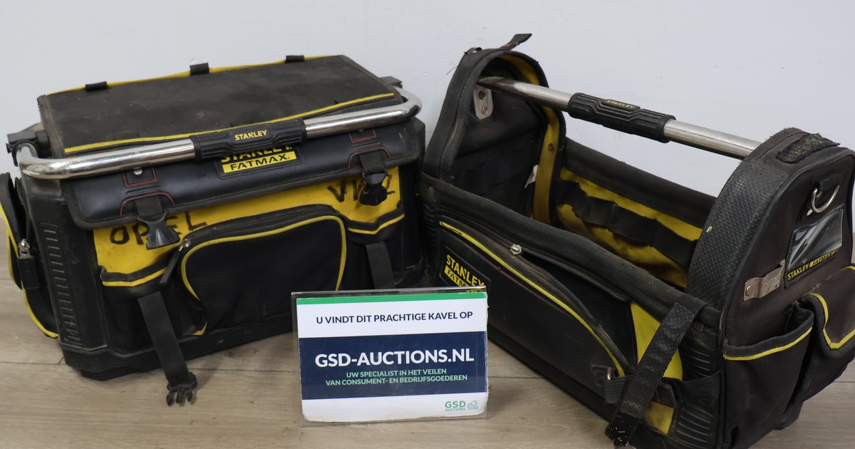 Gereedschap kisten 2 stuks van Stanley - gsd-auctions․nl