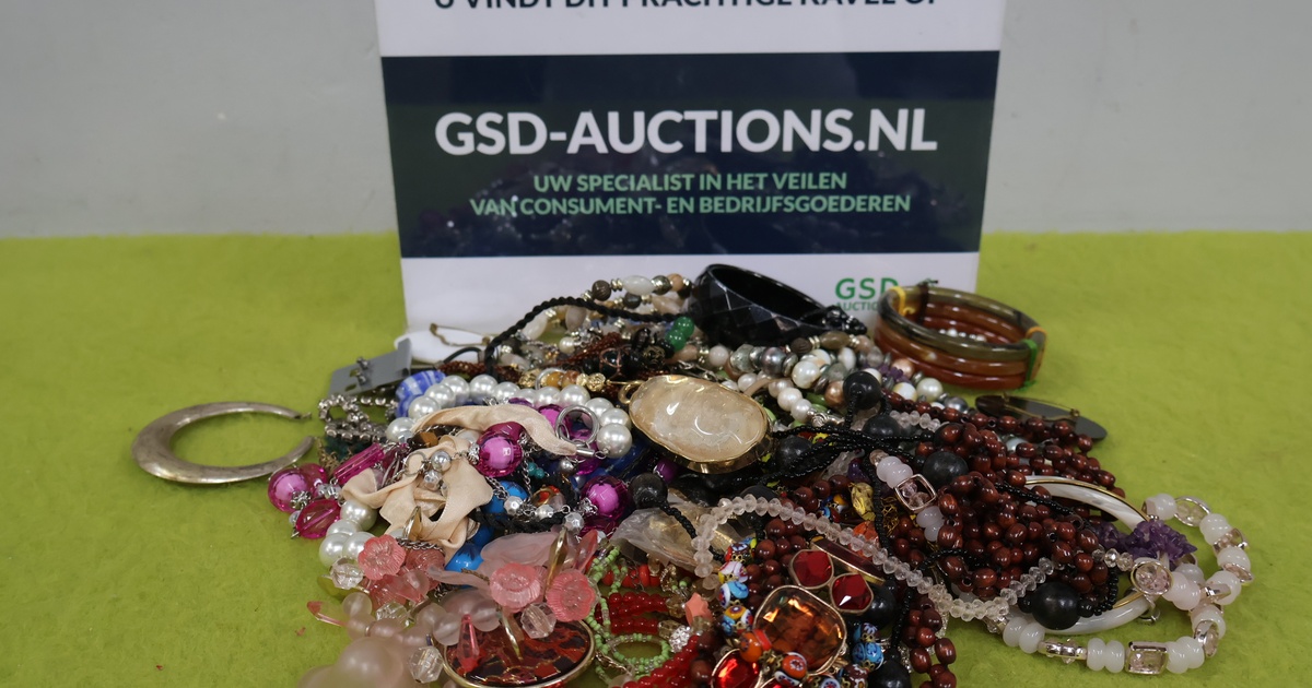 Verschillende sieraden met kettingen en armbanden - gsd-auctions․nl